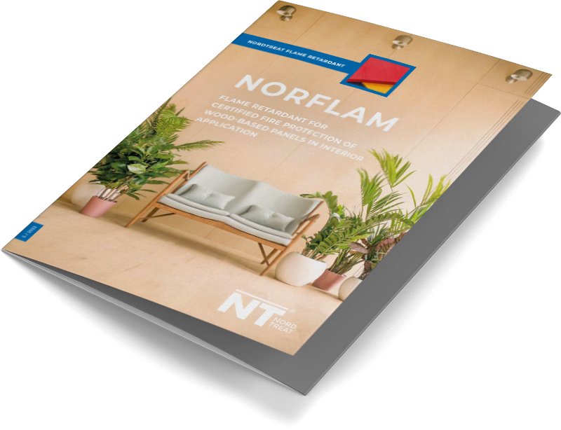 NORFLAM is a new flame retardant solution for interior wood panels