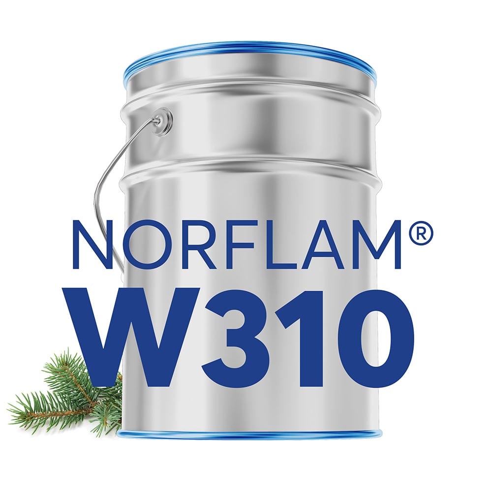 Fire protection for solid wood cladding